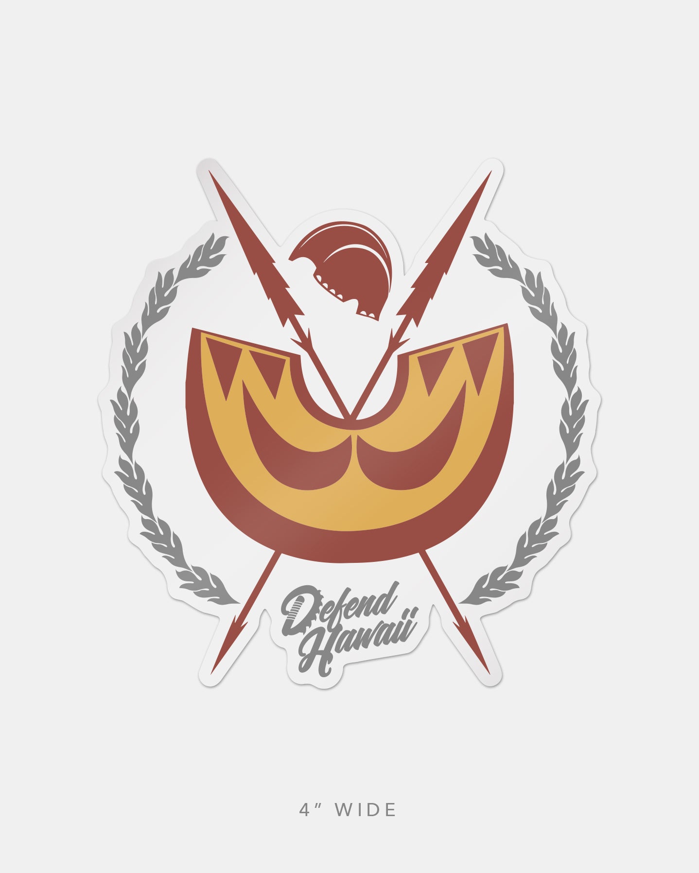 ALI'I TINGS Sticker – Defend Hawaii